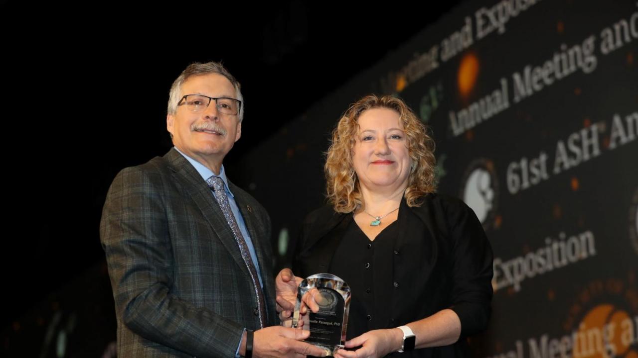 The American Society of Hematology Honors Emmanuelle Passegué, PhD ...